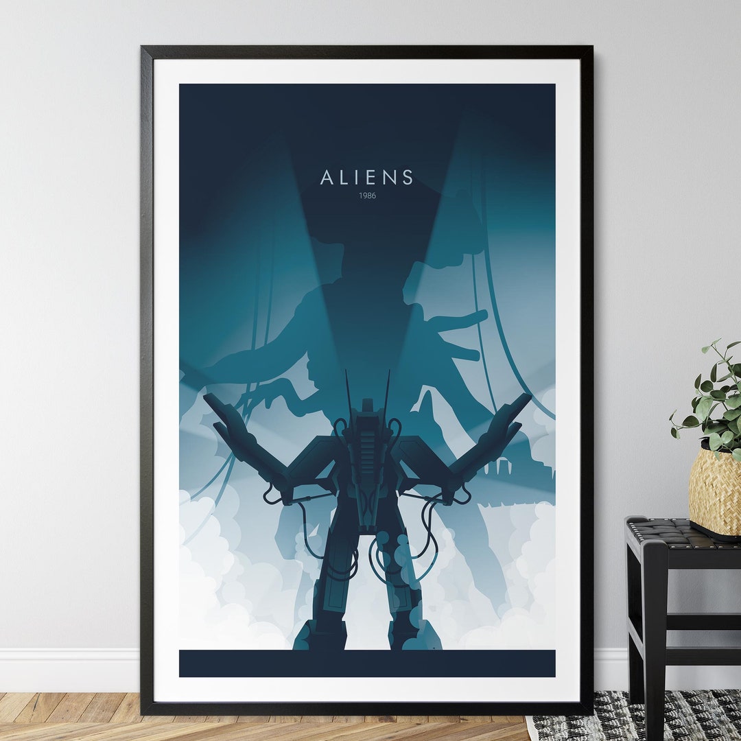 Aliens Movie Poster Print, Wall Art, Minimalist Poster, Film Poster - Etsy
