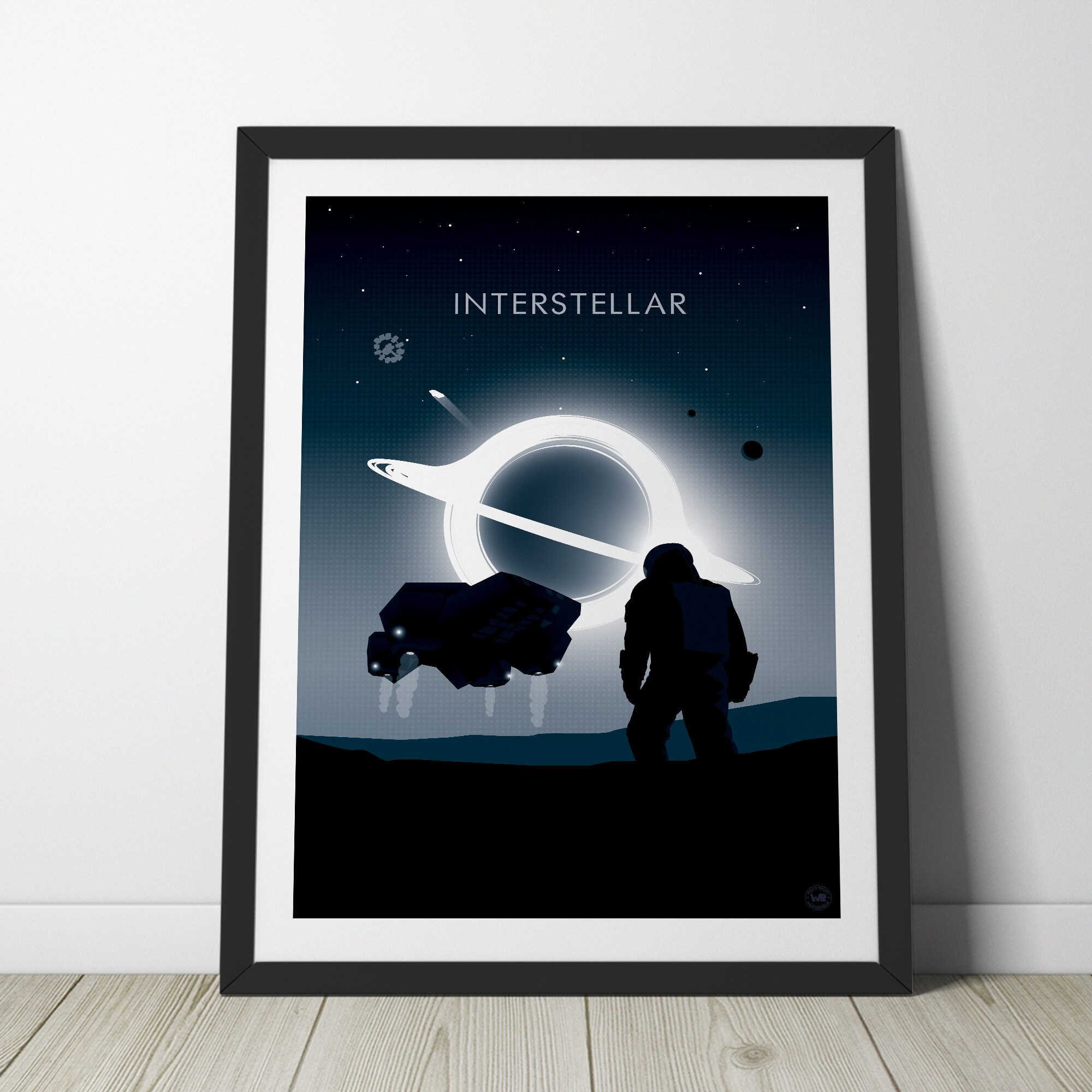 Interstellar Film Poster Minimalist Poster Geek Decor | Etsy