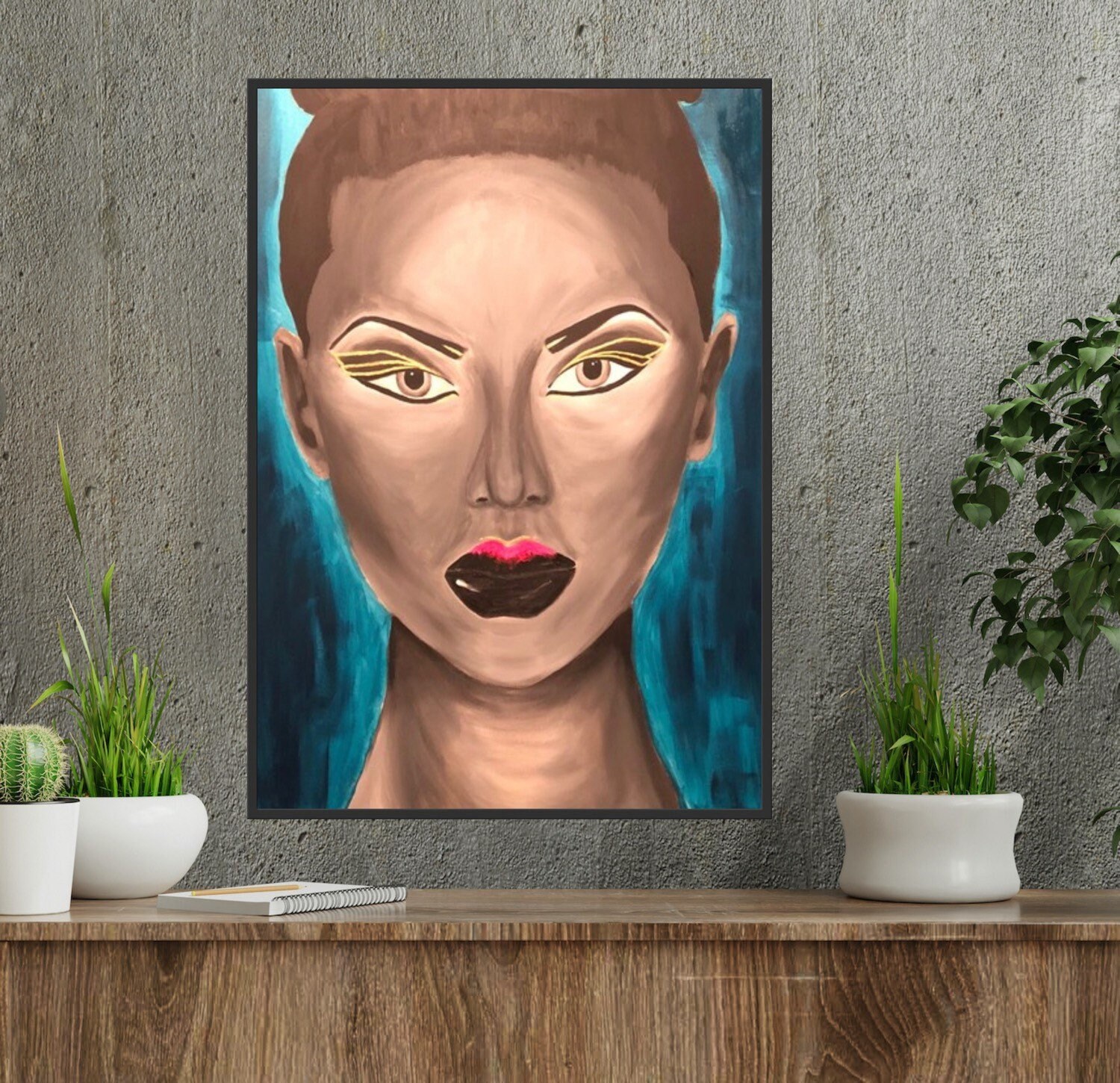 Glow - Original by Tasha Felder | Gothic Glam Art / Makeup Vanity Room ...