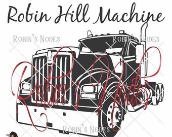 Semi Truck Cabover SVG File Detailed Vector for Laser and | Etsy