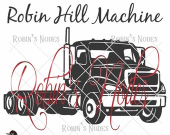 Semi Truck Cabover SVG File Detailed Vector for Laser and | Etsy