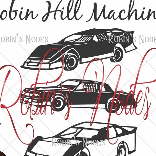 Dirt Track Race Car SVG File Detailed Vector for Laser and - Etsy