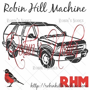 1995 Chevy S10 Blazer SVG File ~ Detailed Vector for Laser and Cricut ...