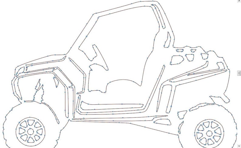 ATV Side by Side SVG file detailed vector for laser and | Etsy