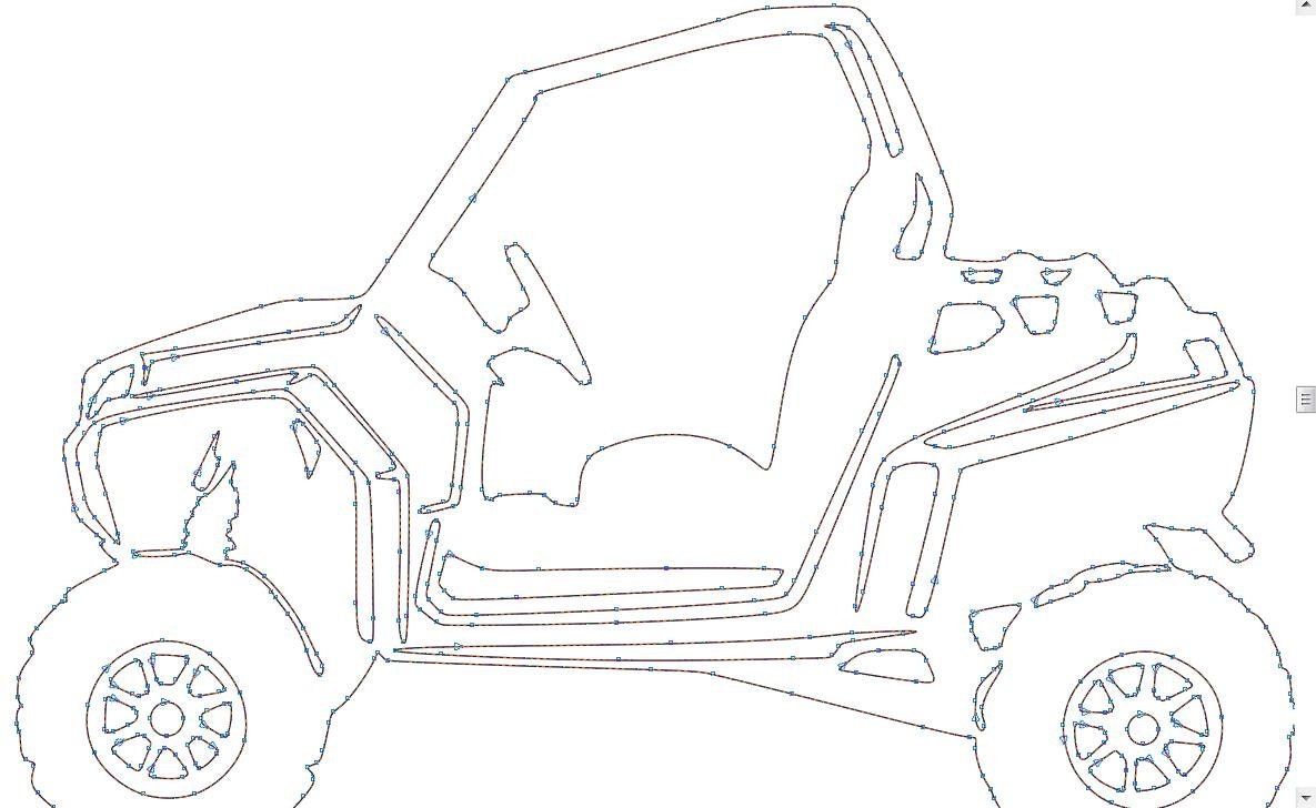 ATV Side by Side SVG File Detailed Vector for Laser and - Etsy Canada