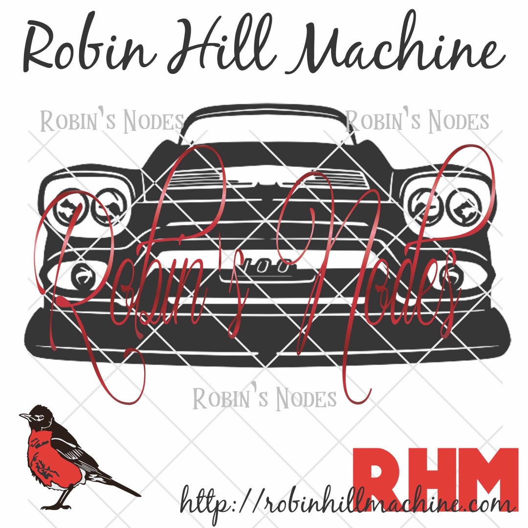 1958 GMC Truck Front End SVG File Detailed Vector for Laser and Cricut ...