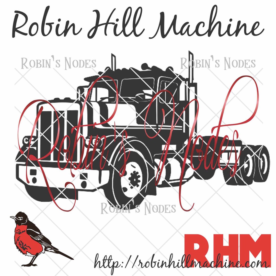 Freightliner 1970s Semi Truck SVG File ~ Detailed Vector for Laser and ...