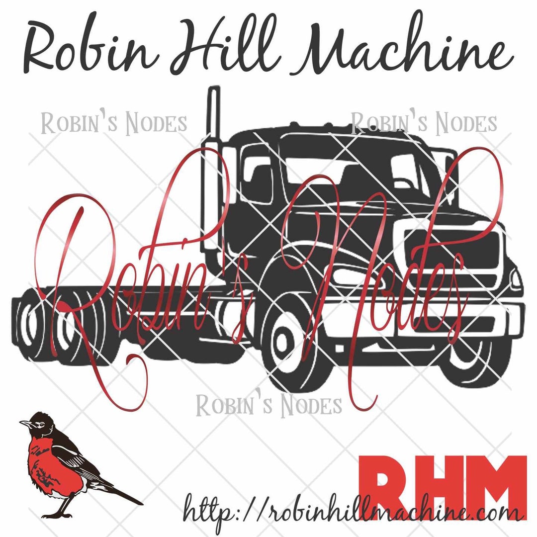 Freightliner Semi Truck SVG File ~ Detailed Vector for Laser and Cricut ...