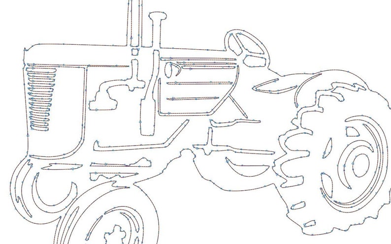 Vintage Case Tractor SVG File Detailed Vector for Laser and | Etsy