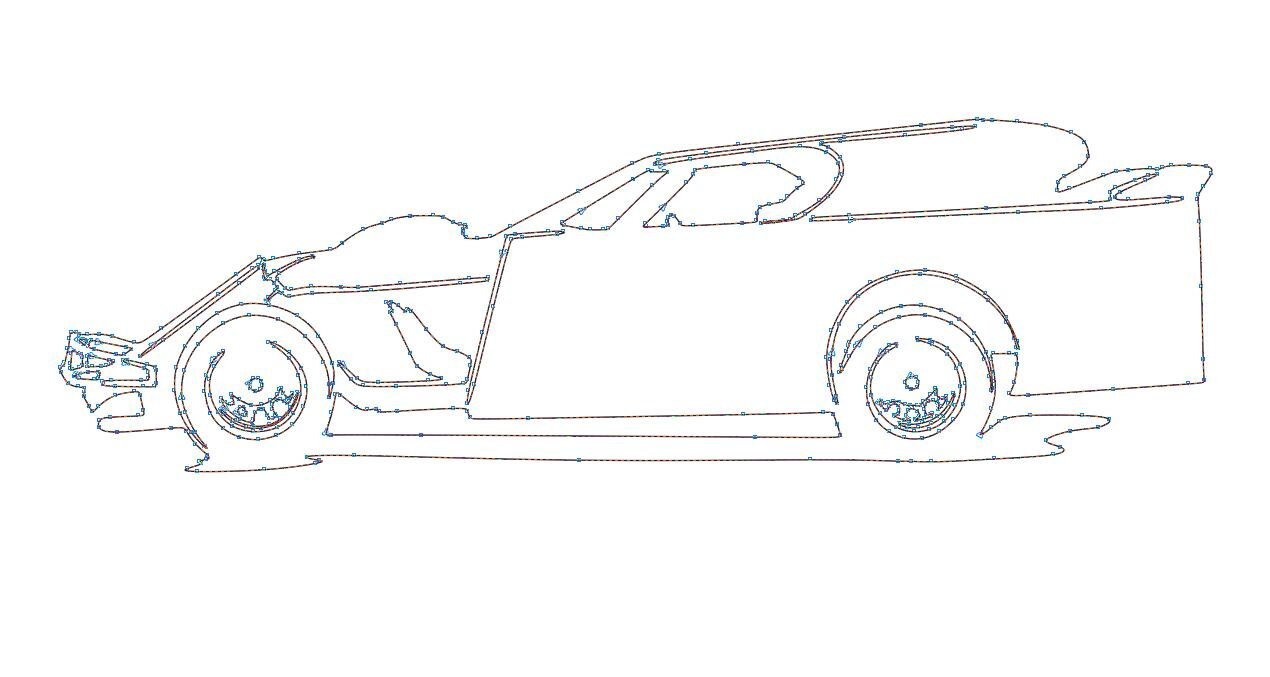 Late Model Race Car SVG File Detailed Vector for Laser and - Etsy