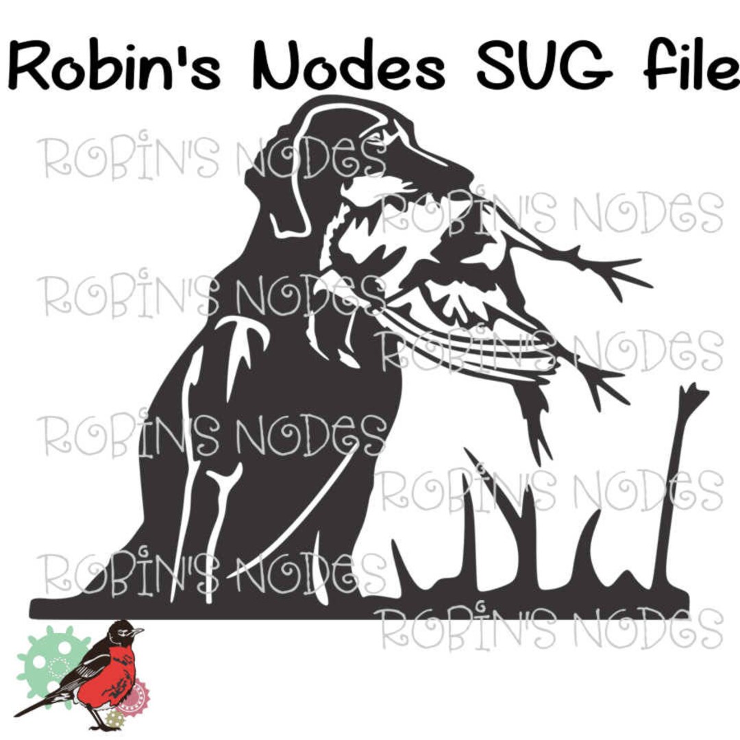 Pheasant Hunting Dog SVG File ~ Vector for Cricut, Plasma, Laser ...