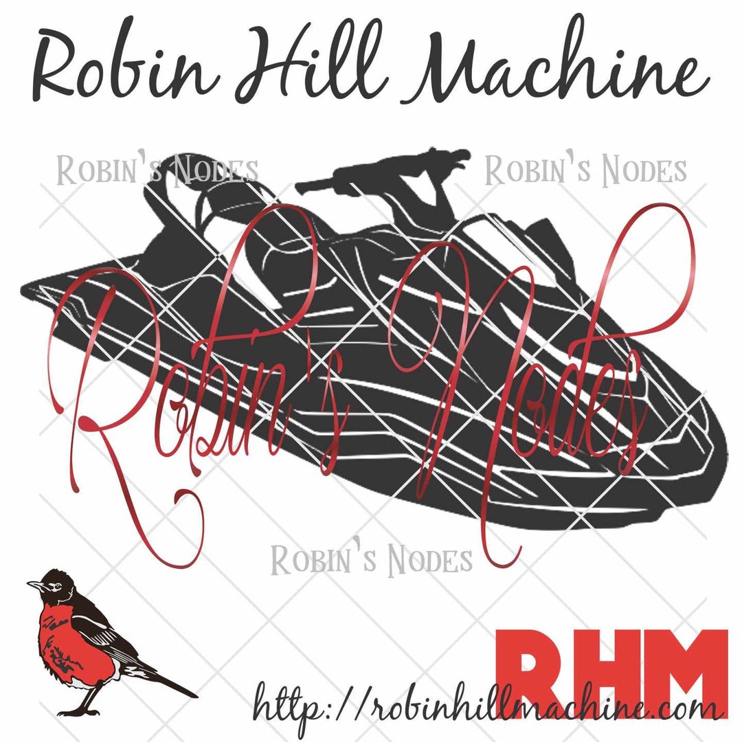 Waverunner SVG File ~ Detailed Vector for Laser and Cricut ~ Digital ...