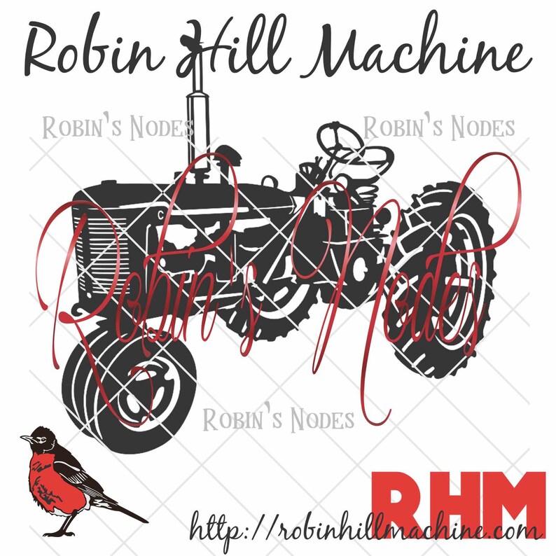 Farmall Model C Tractor SVG File Detailed Vector for Laser and Cricut ...