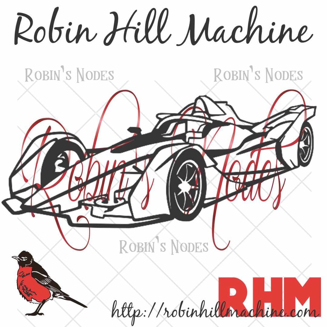 Formula E Race Car SVG ~ Detailed Vector for Laser and Cricut ~ Digital ...