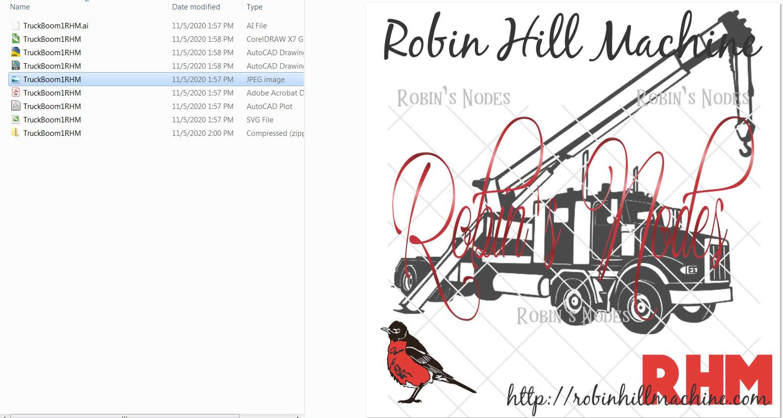 Boom Truck SVG File Detailed Vector for Laser and Cricut | Etsy