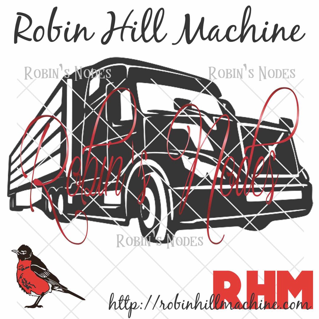 Volvo Truck With Sleeper SVG File ~ Detailed Vector for Laser and ...