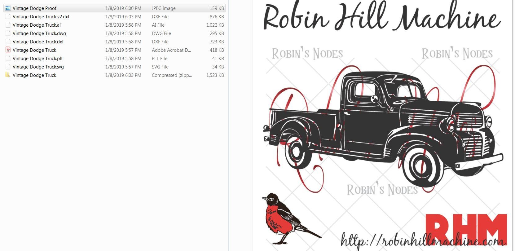 Vintage Dodge Truck SVG File Detailed Vector for Laser - Etsy