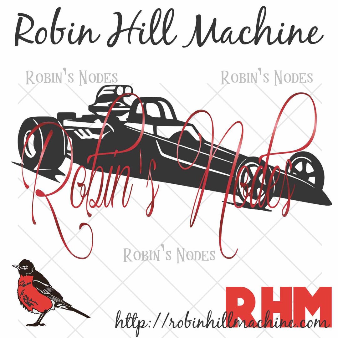 Drag Race Car SVG File ~ Detailed Vector for Laser and Cricut ~ Digital ...