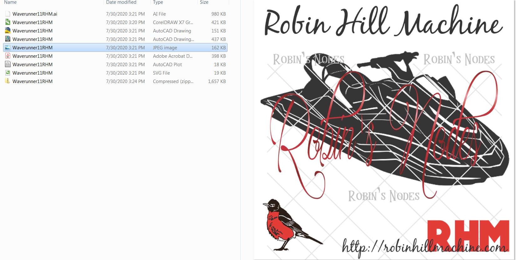 Waverunner SVG File Detailed Vector for Laser and Cricut - Etsy Australia