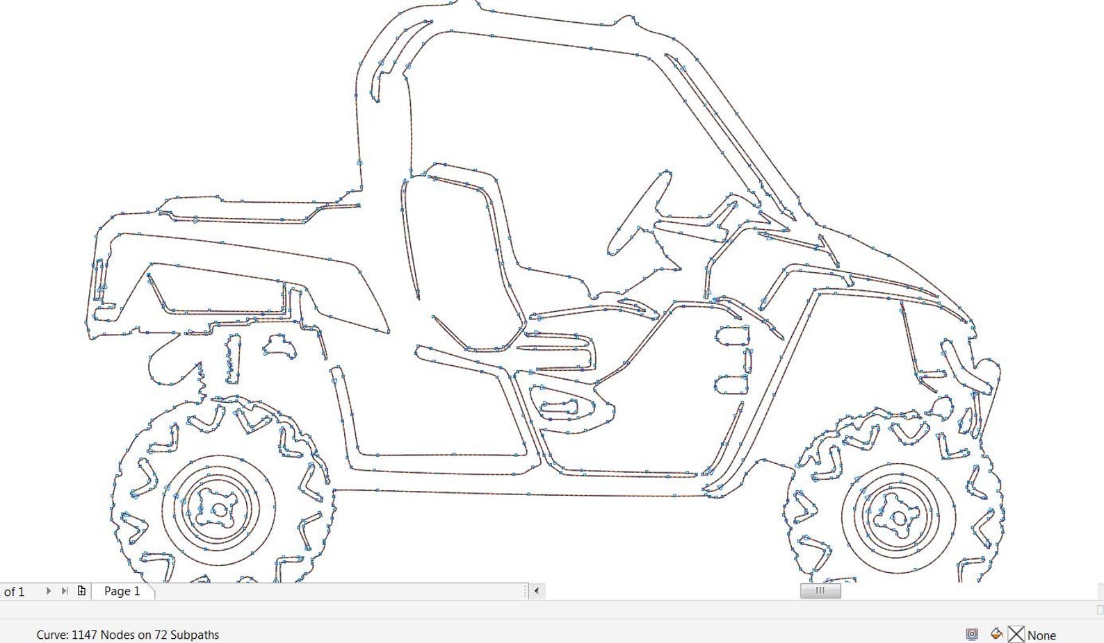 ATV Side by Side SVG File ~ Detailed Vector for Laser and Cricut ...