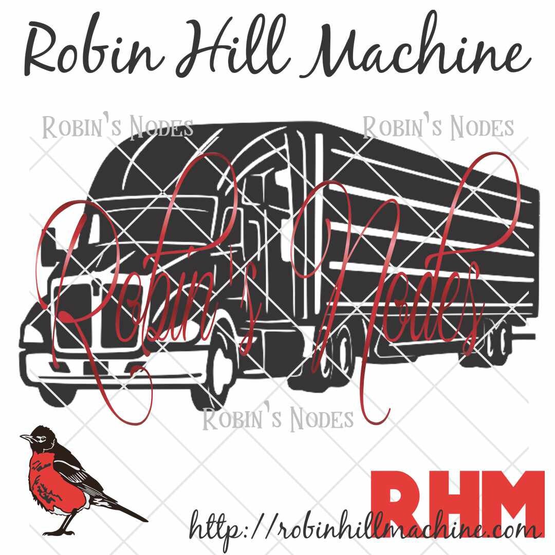 Kenworth Semi Truck SVG File ~ Detailed Vector for Laser and Cricut ...