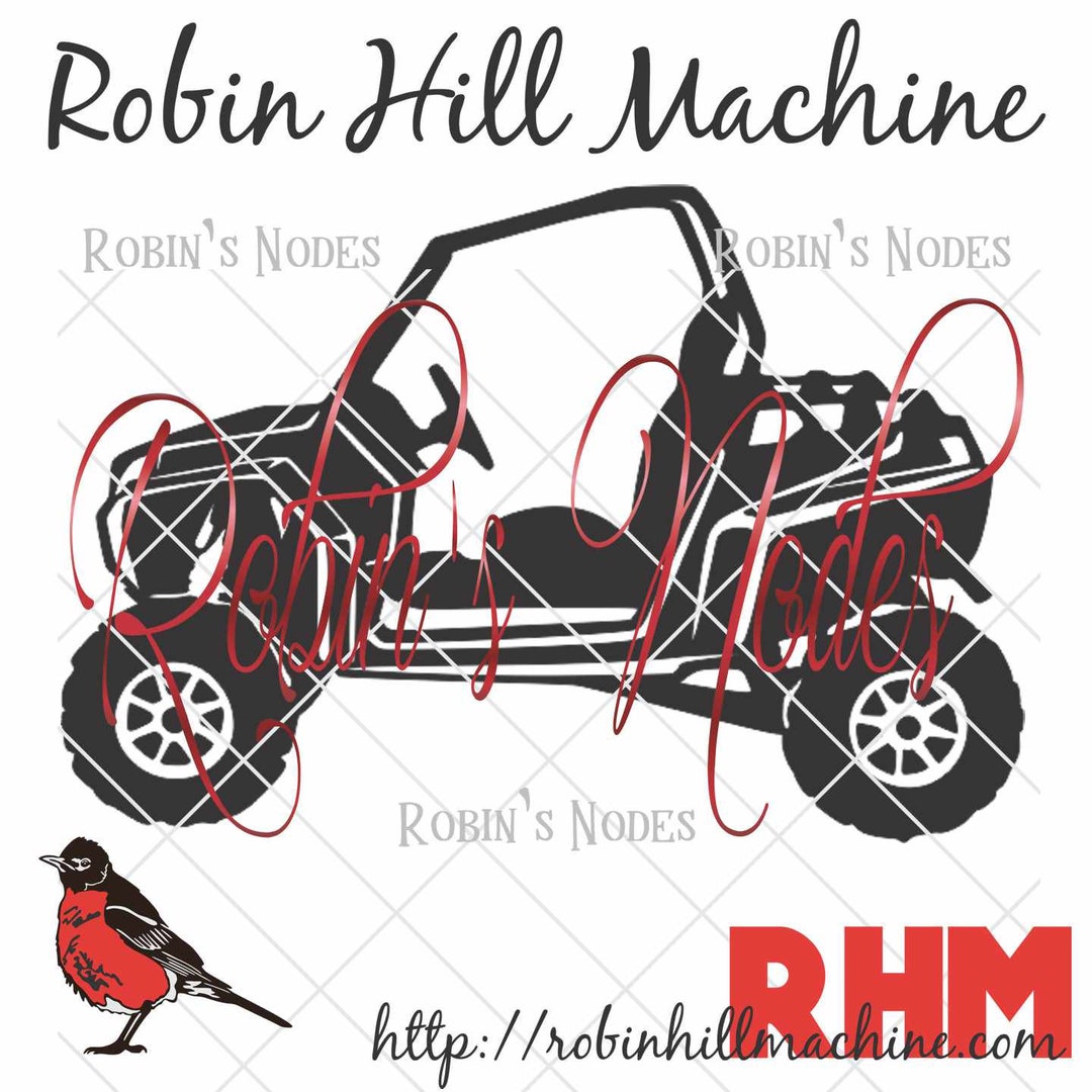 ATV Side by Side SVG File Detailed Vector for Laser and Cricut Digital ...