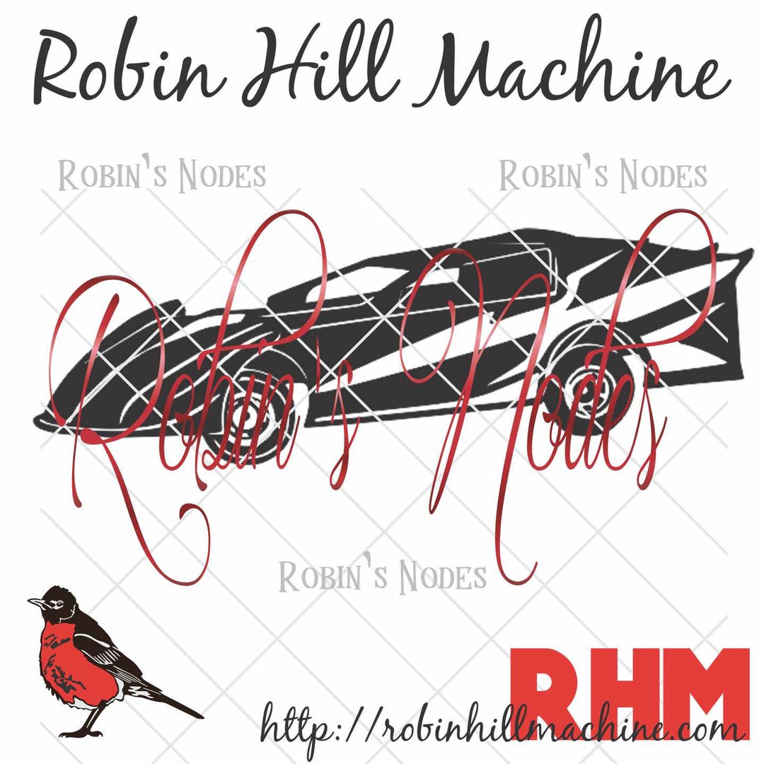 Dirt Track Race Car SVG File ~ Detailed Vector for Laser and Cricut ...