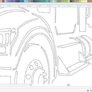Kenworth Semi Truck SVG File ~ Detailed Vector for Laser and Cricut ...