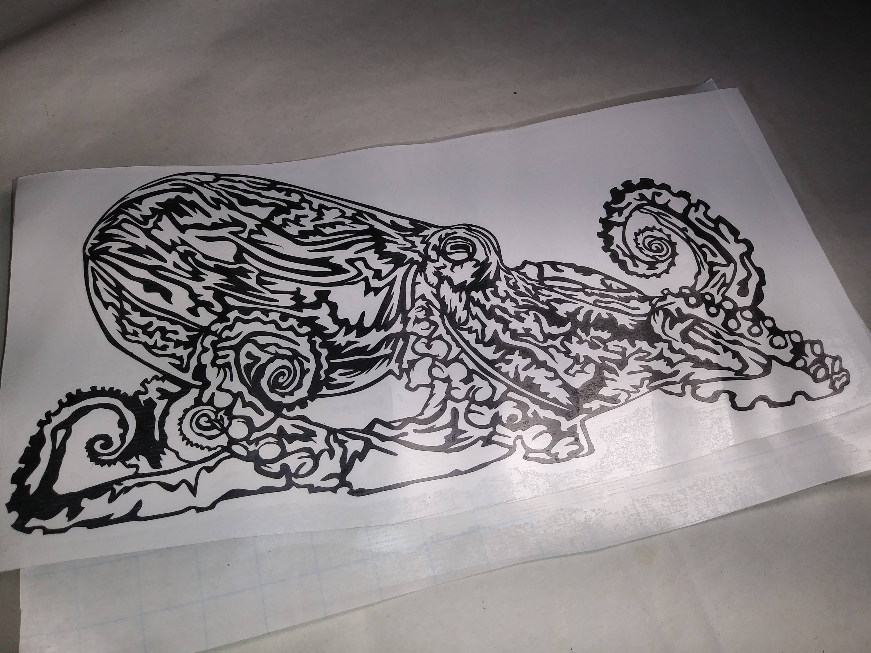 Detailed Octopus SVG File Vector for Laser and Cricut | Etsy