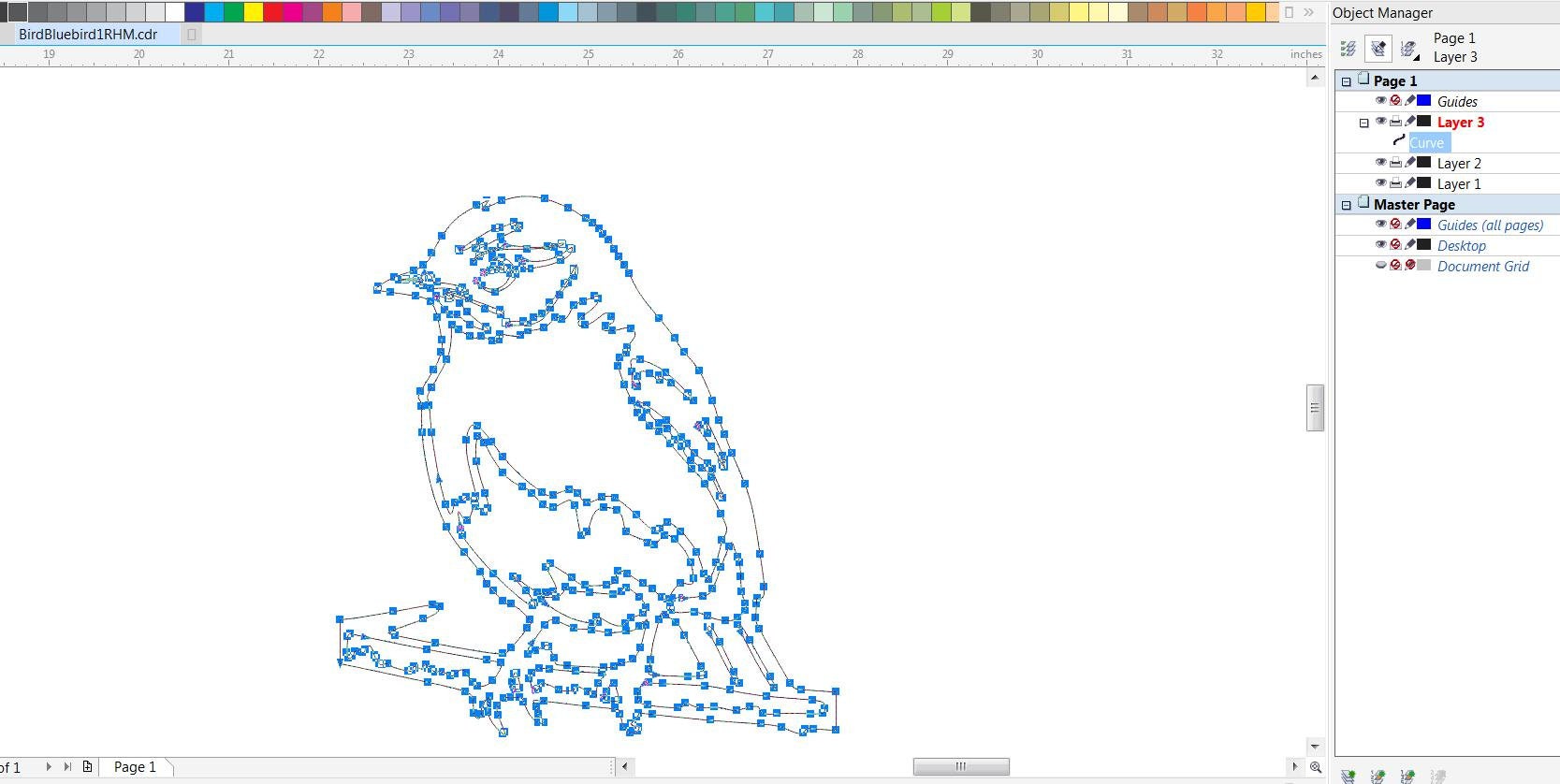 Bluebird Blue Bird SVG File Detailed Vector for Laser and | Etsy Australia