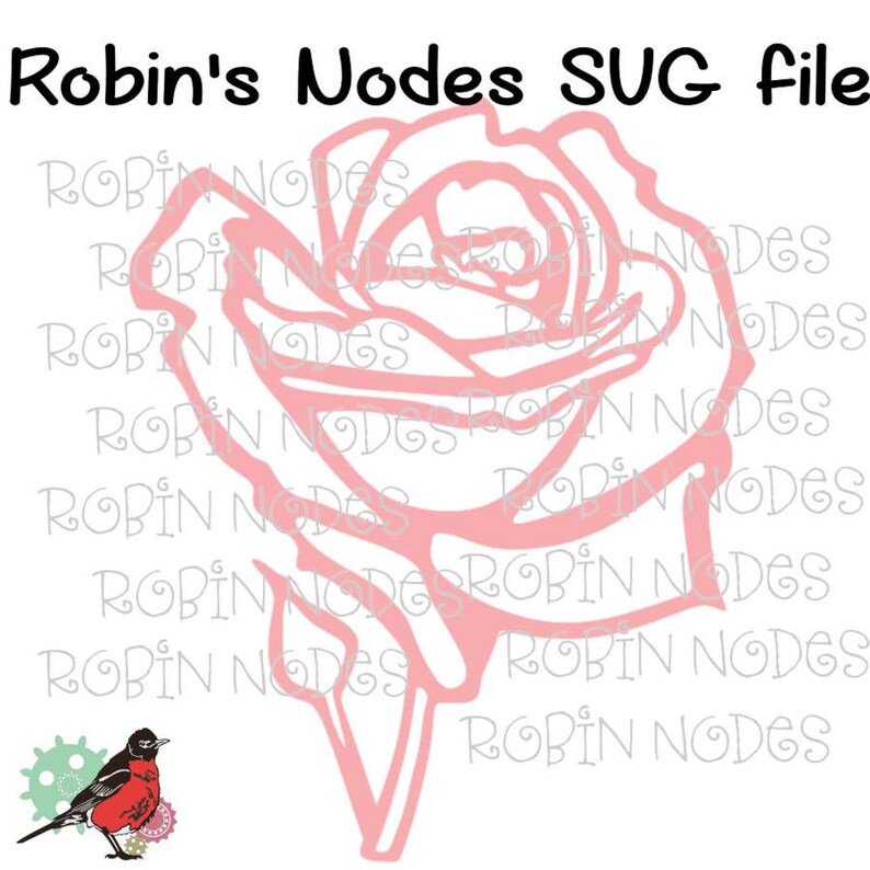 Rose SVG File Vector for Cnc Plasma Laser and Cricut - Etsy
