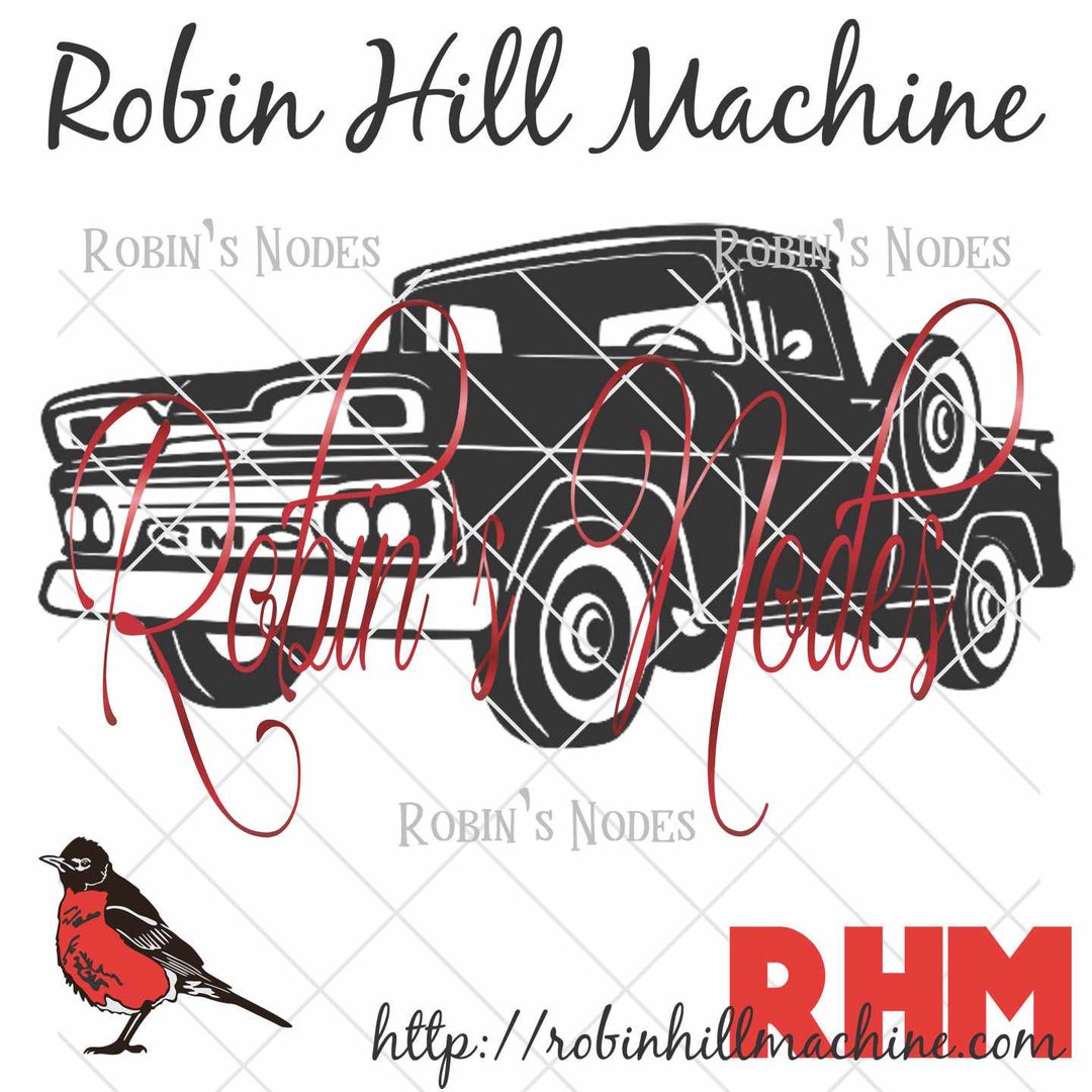 Vintage GMC Truck SVG File ~ Detailed Vector for Laser and Cricut ...