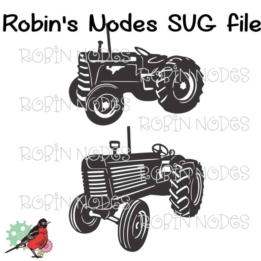 Oliver Tractor SVG File ~ Set of 2 ~ Vector for Laser, Plasma, and ...