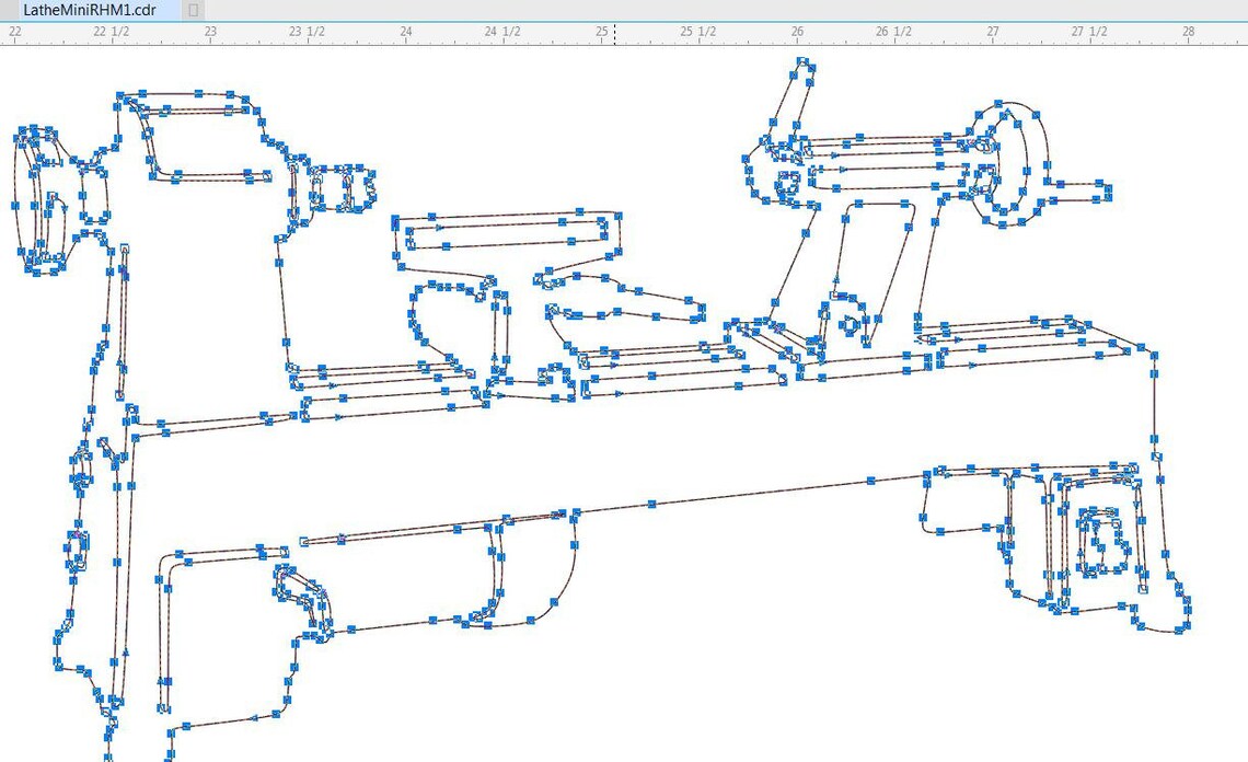 Mini Wood Lathe SVG File Detailed Vector for Laser and - Etsy