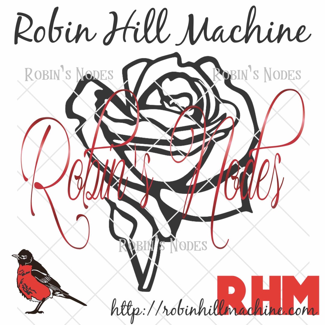 Rose SVG File ~ Vector for Cnc Plasma, Laser and Cricut ~ Digital ...