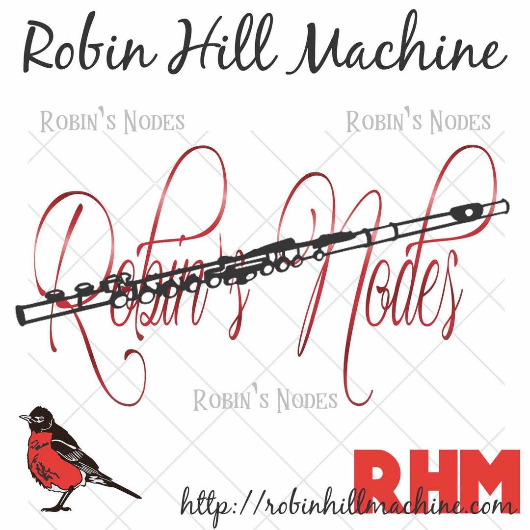 Flute SVG File ~ Detailed Vector for Laser and Cricut ~ Digital ...