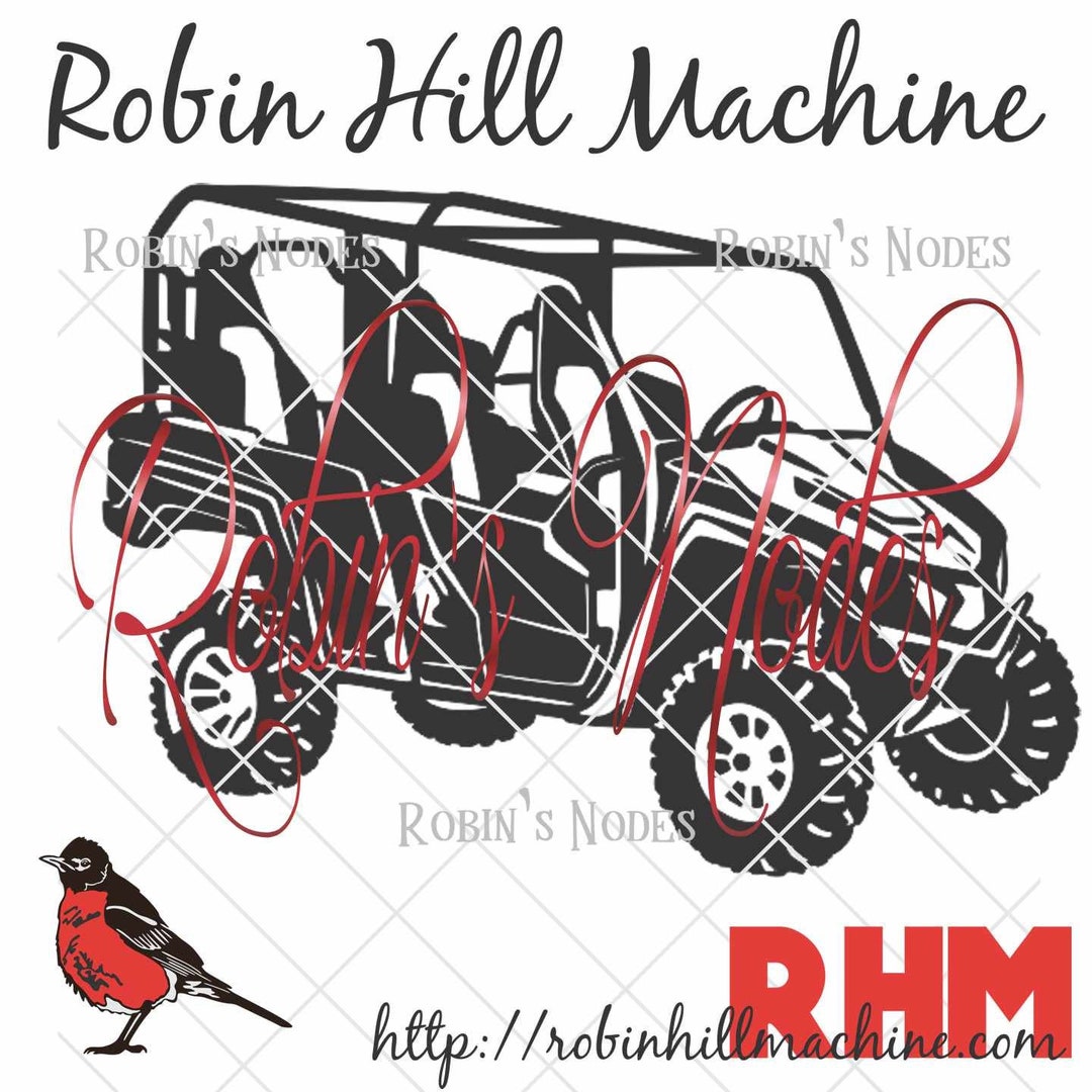 ATV Side by Side SVG File ~ Detailed Vector for Laser and Cricut ...