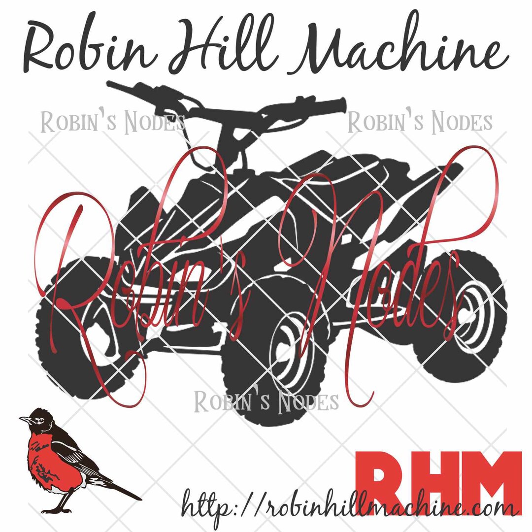 Quad ATV 4 Wheeler SVG File ~ Detailed Vector for Laser and Cricut ...