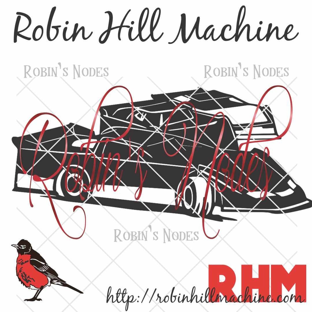 Late Model Race Car SVG File ~ Detailed Vector for Laser and Cricut ...