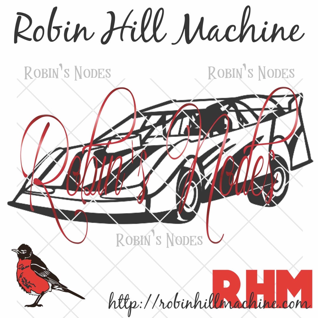 Late Model Race Car SVG File ~ Detailed Vector for Laser and Cricut ...