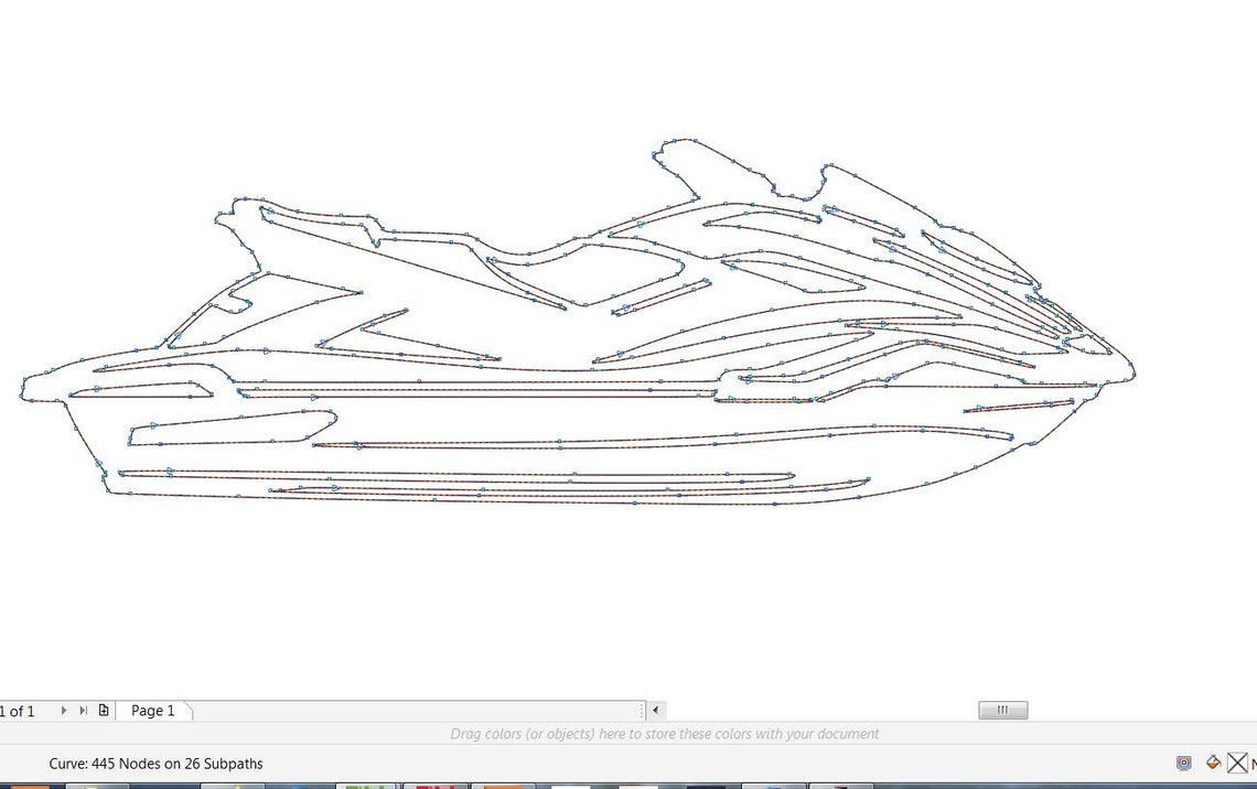 Waverunner SVG File Detailed Vector for Laser and Cricut - Etsy