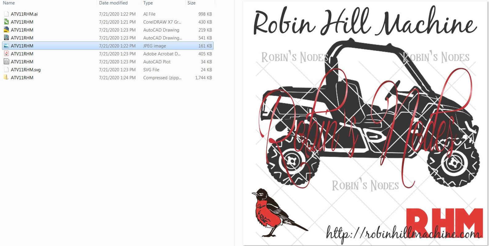 ATV Side by Side SVG File Detailed Vector for Laser and - Etsy