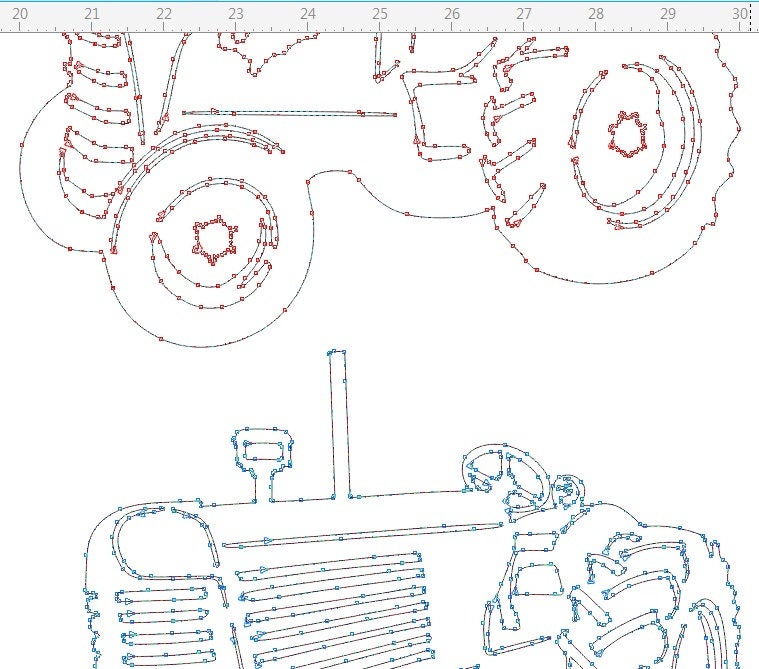 Oliver Tractor SVG File Set of 2 Vector for Laser Plasma - Etsy