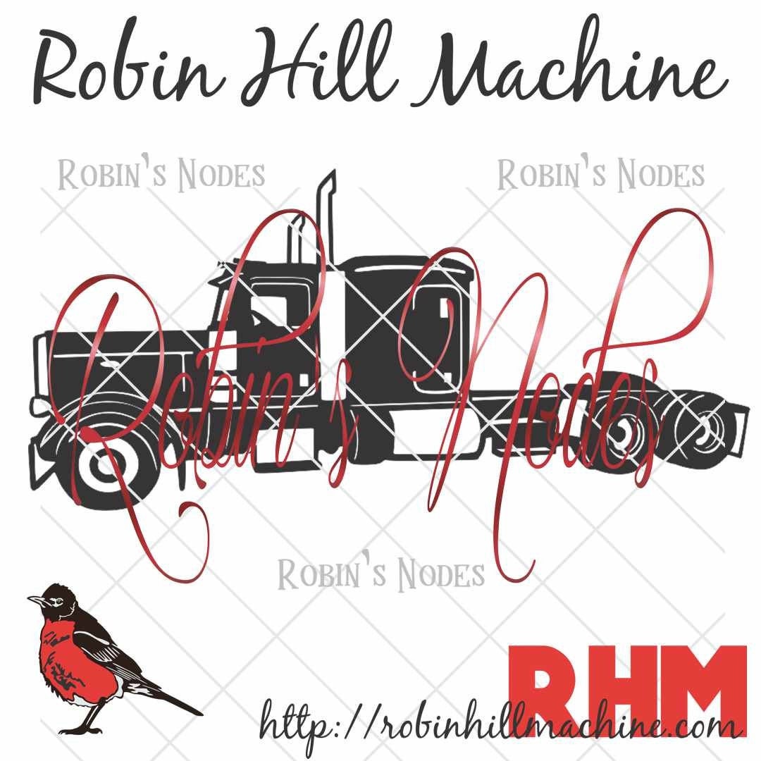 Peterbilt Truck SVG File ~ Detailed Vector for Laser and Cricut ...