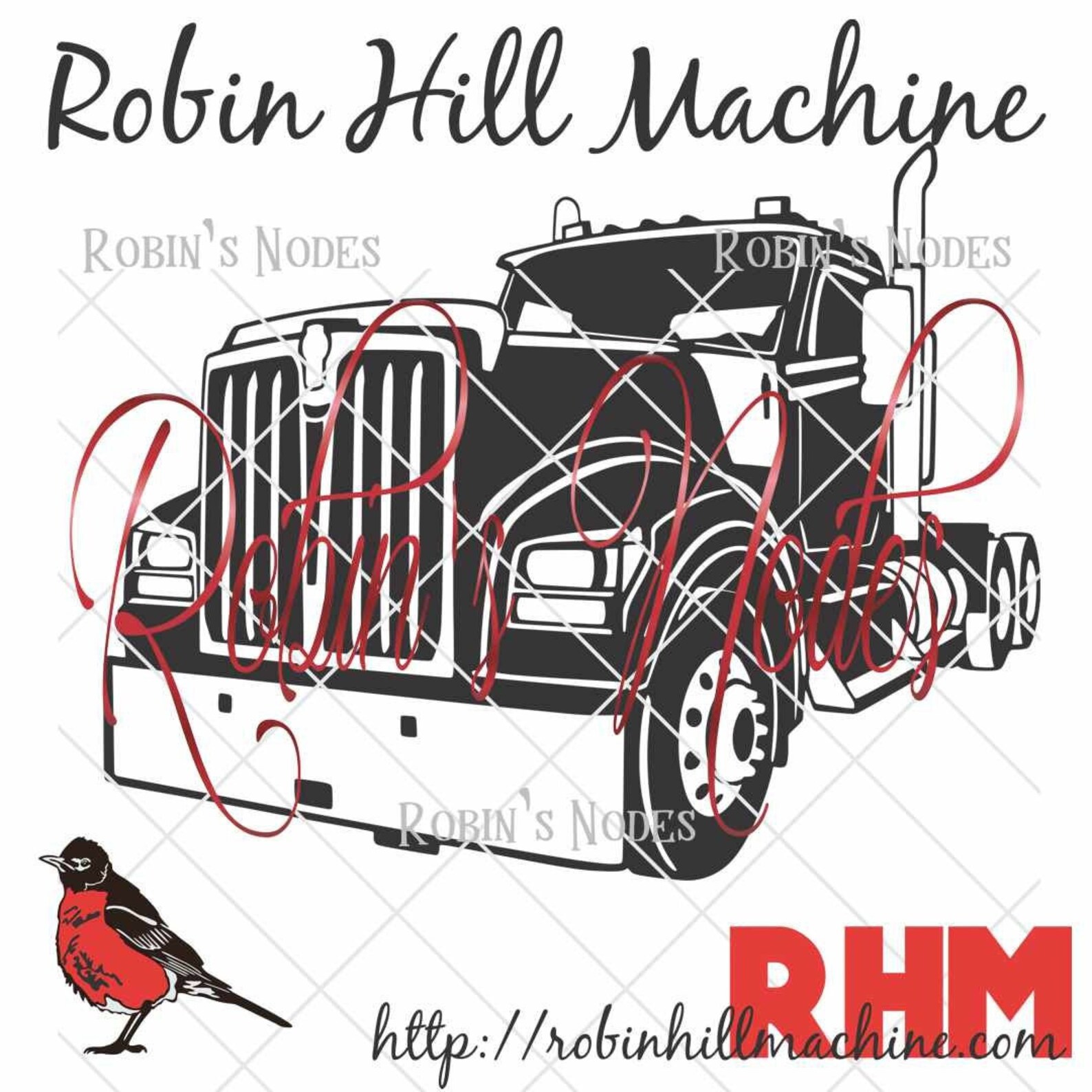 Kenworth Semi Truck SVG File Detailed Vector for Laser and - Etsy