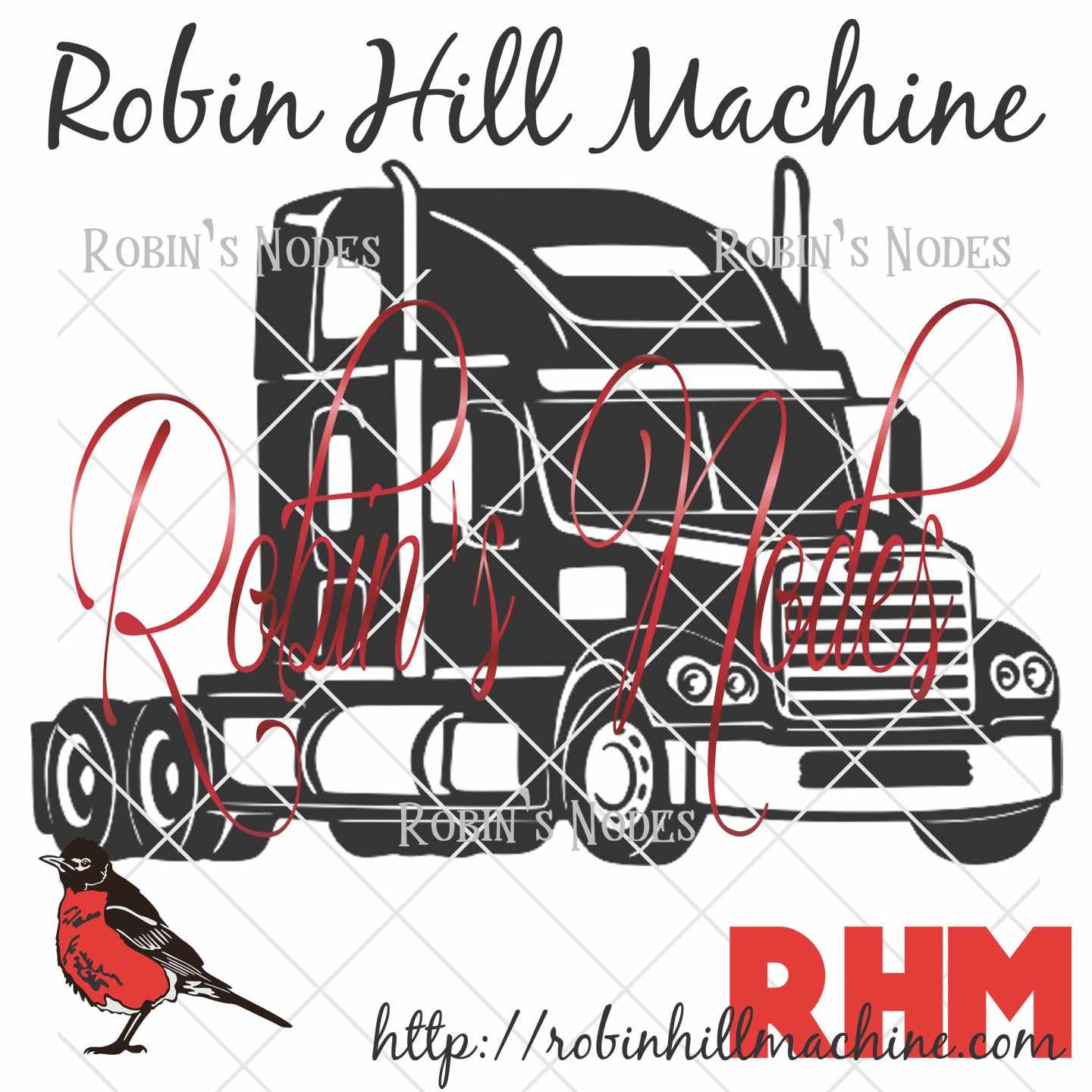 Freightliner Semi Truck SVG File Detailed Vector for Laser - Etsy Israel