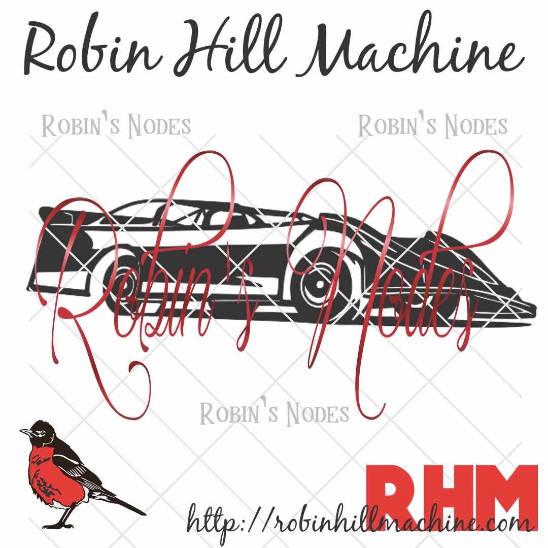 Late Model Race Car SVG File ~ Detailed Vector for Laser and Cricut ...