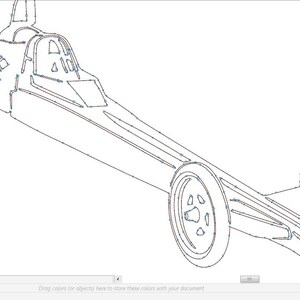Dragster Race Car SVG File ~ Detailed Vector for Laser and Cricut ...