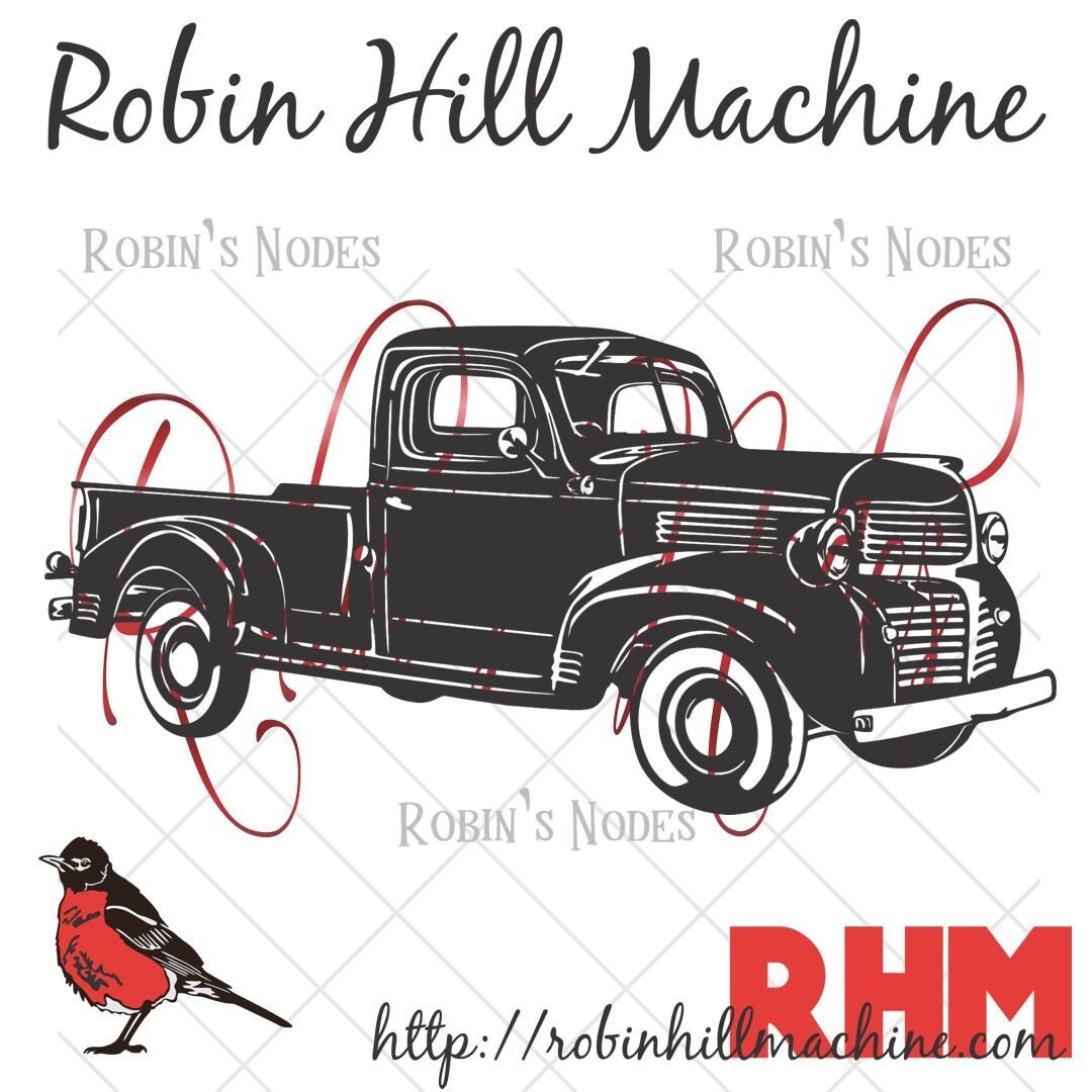 Vintage Dodge Truck SVG File ~ Detailed Vector for Laser, Screen ...