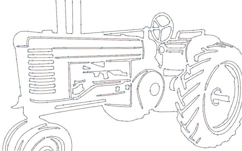 John Deere Model A Tractor Svg File Detailed Vector For Etsy | My XXX ...